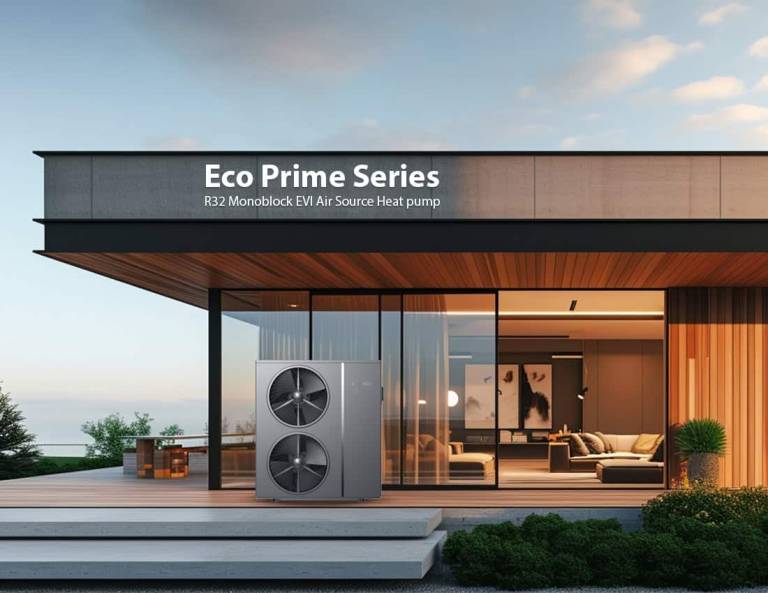 Ecoprime Series - EVI Inverter Heating & Cooling Heat Pump - Evitron